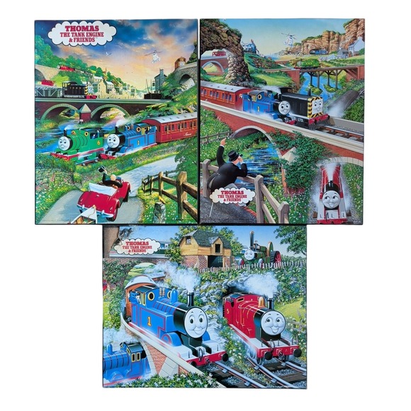 Art | Vintage Thomas The Tank Engine Friends Poster Print Lot Of 3 199 ...